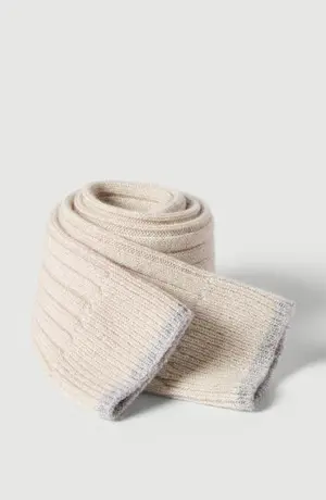 Brunello Cucinelli Cashmere Chiné Rib Knit Socks