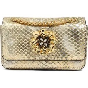 Alexis Bittar Mini Bella Python Embossed Leather Clutch
