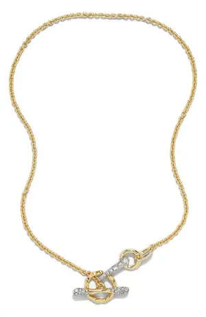 Alexis Bittar Solanales Crystal Pavé Toggle Necklace - Crystals