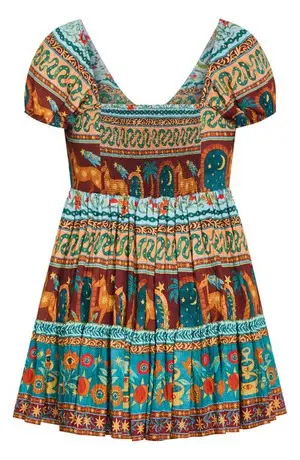 City Chic Amaria Print Flare Dress