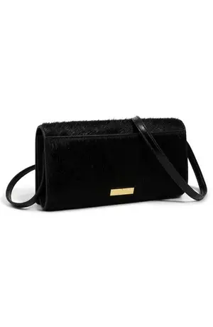 Alexis Bittar Serpent Calf Hair Clutch