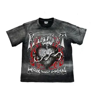RETROVERT Washed Heart Thorn Tee