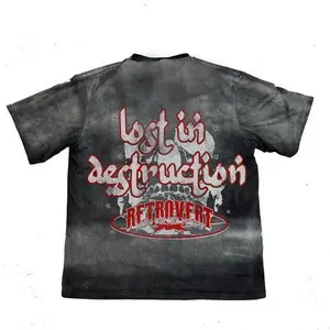 RETROVERT Washed Heart Thorn Tee