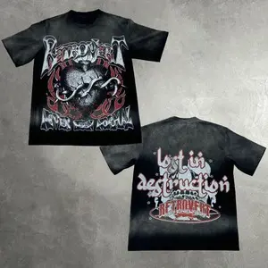 RETROVERT Washed Heart Thorn Tee