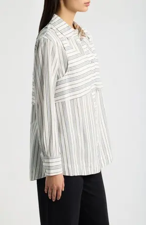 DAMSON MADDER Valeria Double Layer Organic Cotton Shirt