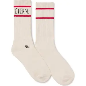 Eterne Logo Sport Socks - Cream