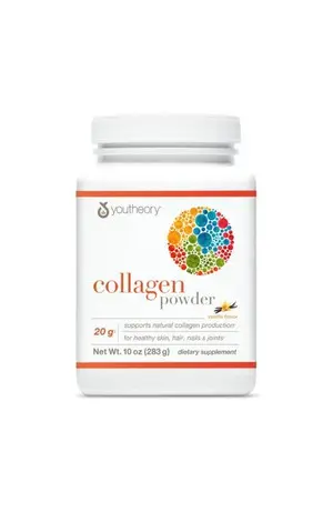 YOUTHEORY Premium Hydrolyzed Collagen Powder Vanilla Supplement 10 Oz - None