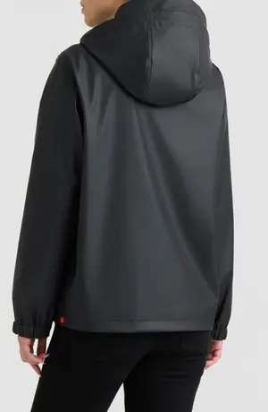 Hunter Dina Cropped Rubberized Rain Jacket