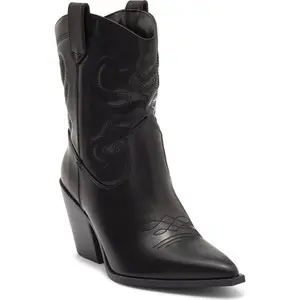 Bp. Dakota Faux Leather Western Boot Black