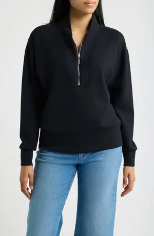 APNY Half Zip Pullover Black