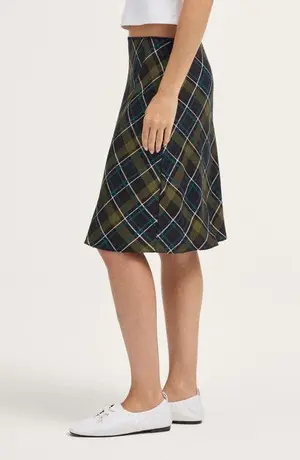 Madewell Picot Trim Slip Skirt