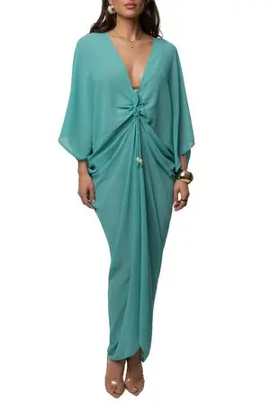 JLUXLABEL Longer Days Cover Up Dress - Teal