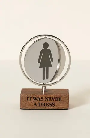 UNCOMMON GOODS It Was Never A Dress Desktop Spinner