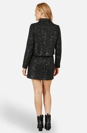YUMI Boucle Sequin Jacket