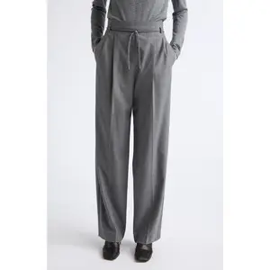 Max Mara Pleated Straight Leg Pants