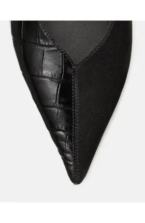 Kate Spade New York Viv Croc Embossed Slingback Pump