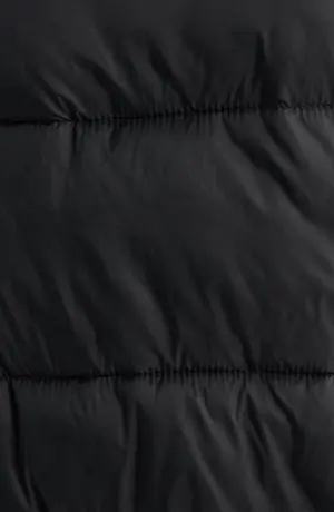 Love Token Lisa Faux Leather Trim Puffer Vest