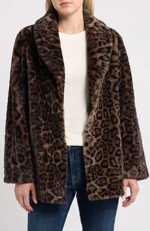 Love Token Zeke Reversible Faux Fur Coat