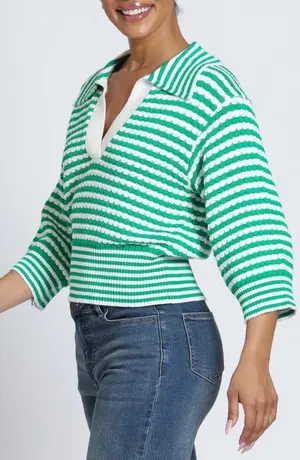 APNY V-neck Polo Sweater