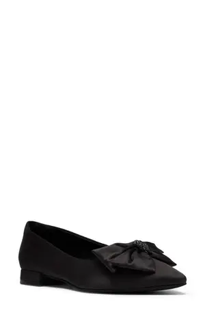 Clarks Sensa Bella Pointed Toe Flat - Black