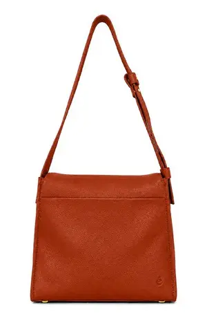 Écotorie Eleanor Leather Crossbody Bag - Rust