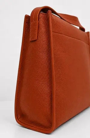 Écotorie Eleanor Leather Crossbody Bag - Rust