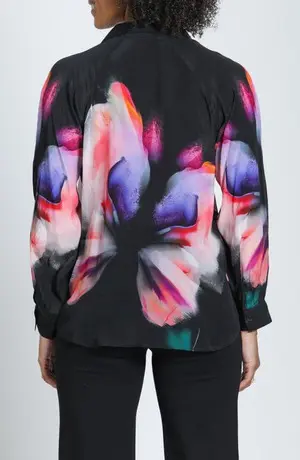 APNY Long Sleeve Half Placket Pullover Top