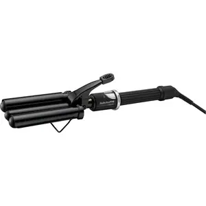 BABYLISSPRO Porcelain Ceramic Triple Barrel Waver - Black