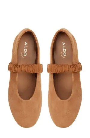 Aldo Haylia Mary Jane Flat - Medium Brown
