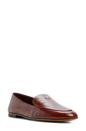 Aldo Daphia Leather Loafer - Medium Brown