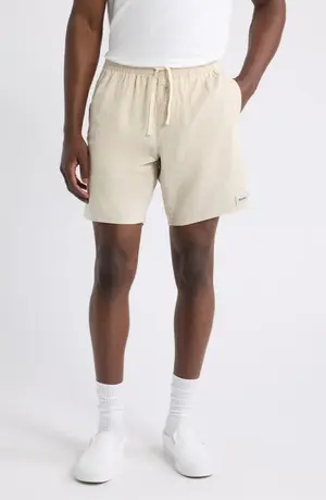 RHYTHM Linen & Cotton Jam Shorts - Sand