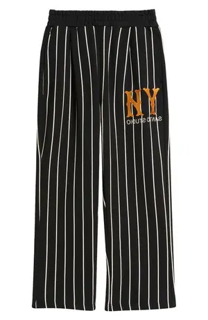 SANTO STUDIO Ny Stripe Fleece Pants