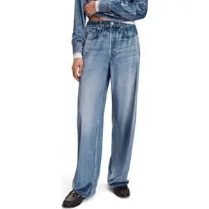 Rag & Bone Miramar Wide Leg Pull-on Jeans Sutton