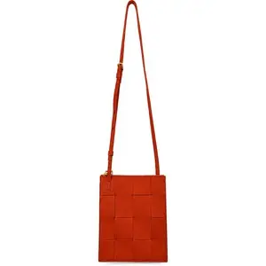 Écotorie Polly Woven Leather Crossbody Bag