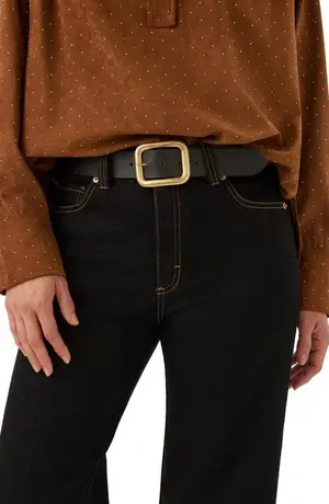 Karen Kane Embellished Faux Suede Shirt - Mocha