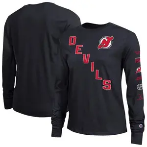 Champion New Jersey Devils "2-hit" Long Sleeve T-shirt