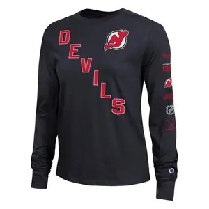 Champion New Jersey Devils "2-hit" Long Sleeve T-shirt