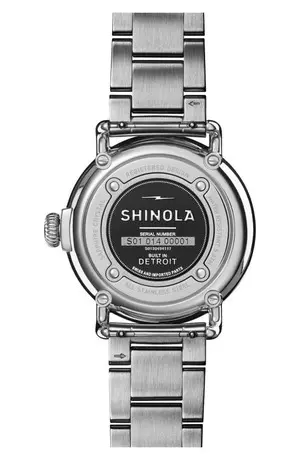 Shinola Detrola Stainless Steel Bracelet Watch