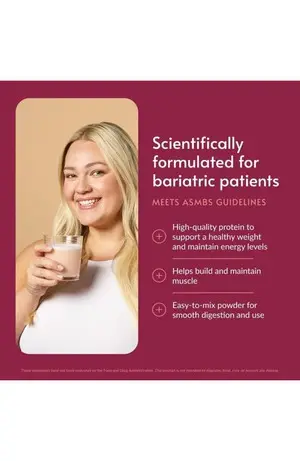 BARIATRIC ADVANTAGE High Protein Whey Isolate Meal Replacement Drink Mix 42.47 Oz