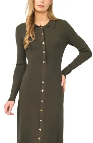 Ted Baker London Ivy Johnny Collar Ribbed Sweater-dress
