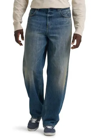 LEEM Henry High Waist Baggy Leg Jeans - Backbeat