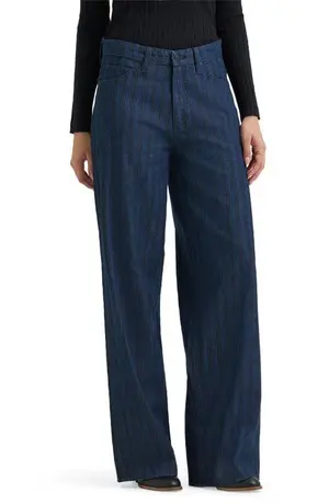 LEEM Rider Loose Straight Leg Jeans - Hickory Rinse