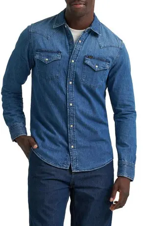 LEEM Long Sve Western Shirt - Brookside
