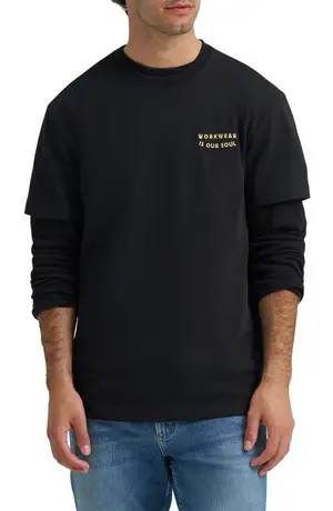 LEEM Workwear Uniform Graphic T-shirt - Black