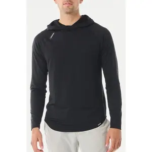 LEGENDS Enzo Performance Hoodie With Raglan Sleeves - Black
