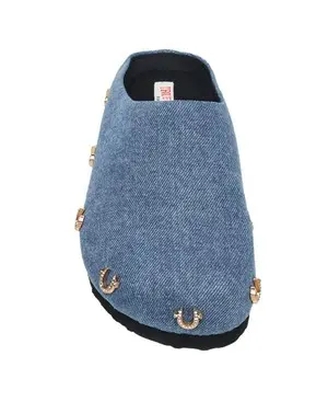 True Religion Embellished Logo Clogs