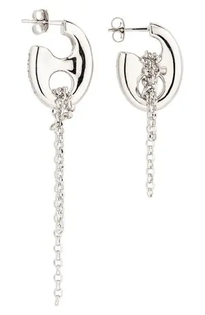 JUSTINE CLENQUET Rocio Mismatched Drop Earrings