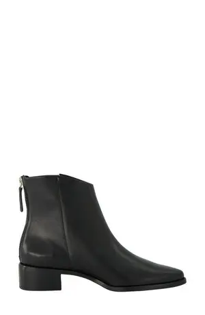 Paul Green Fiona Leather Bootie - Black Leather