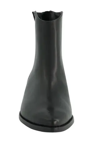 Paul Green Fiona Leather Bootie - Black Leather