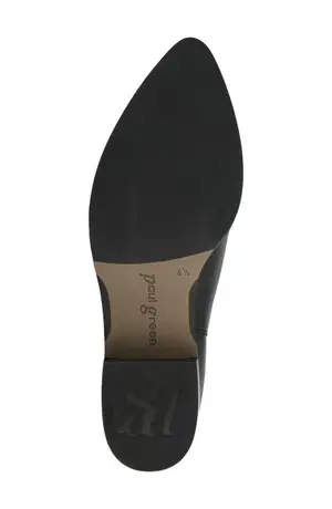 Paul Green Fiona Leather Bootie - Black Leather